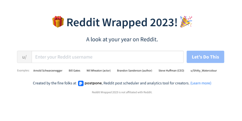 Introducing: Reddit Wrapped 2023! - Indie Hackers