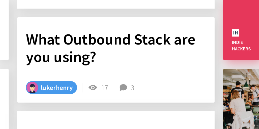 What Outbound Stack Are You Using Indie Hackers