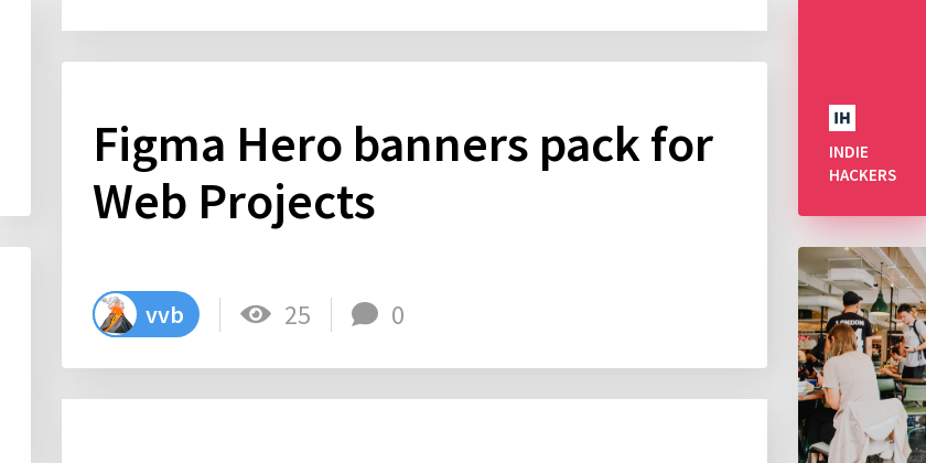 Figma Hero banners pack for Web Projects - Indie Hackers