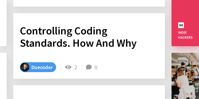 Controlling Coding Standards. How And Why