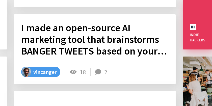 I made an open-source AI marketing tool that brainstorms BANGER TWEETS ...