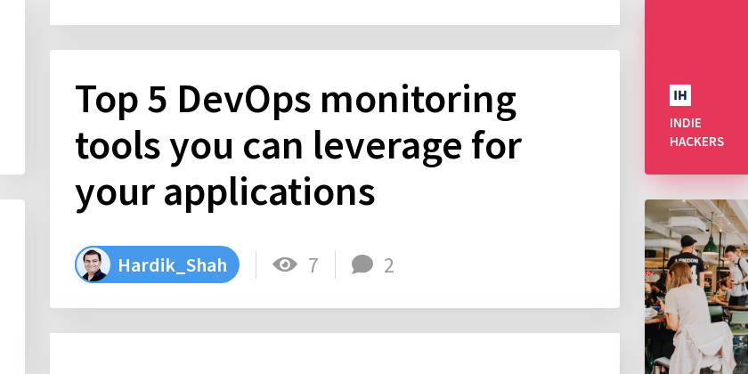 Top 5 DevOps monitoring tools you can leverage for your applications ...