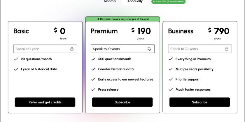 Designing pricing tiers and UI - Indie Hackers