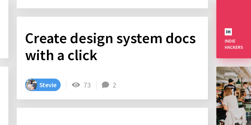 Create Design System Docs With A Click Indie Hackers