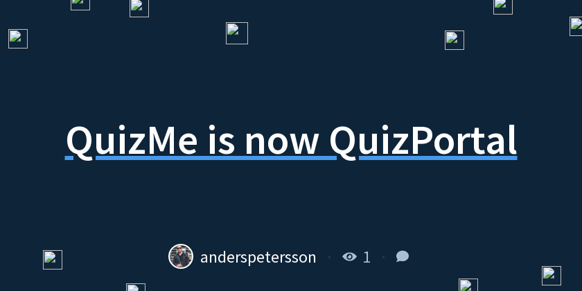 QuizMe is now QuizPortal - Indie Hackers