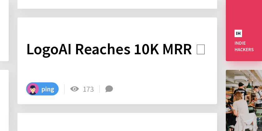 LogoAI Reaches 10K MRR 🎉 - Indie Hackers