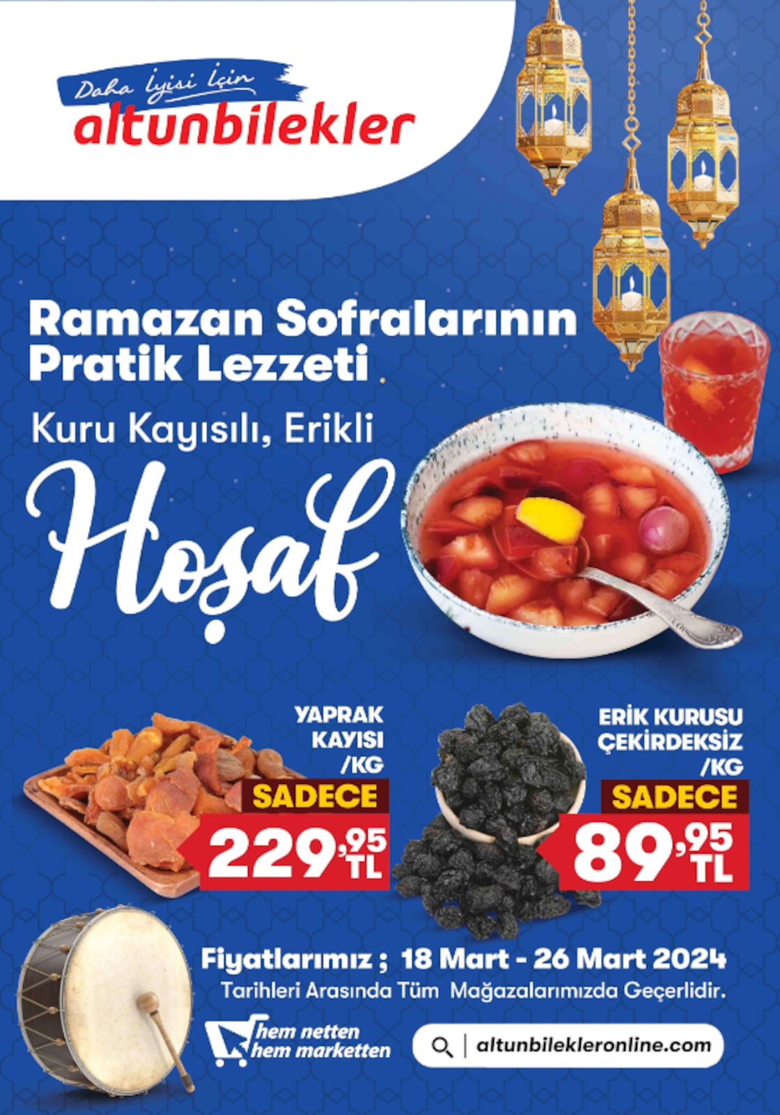 18 Mart 2024 Altunbilekler indirimli ürünleri | İndirimde Market