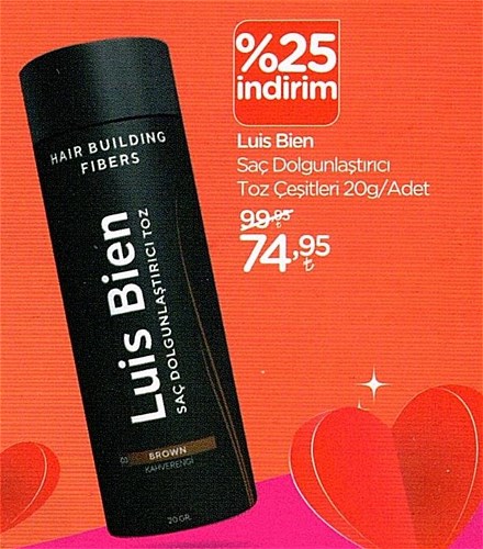 Luis Bien Saç Dolgunlaştırıcı Toz Çeşitleri 20 g/Adet | İndirimde Market