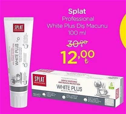 Splat Professional White Plus Diş Macunu 100 ml | İndirimde Market