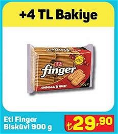 Eti Finger Bisküvi 900 g | İndirimde Market