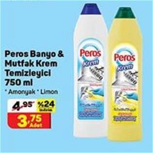 Peros Banyo&Mutfak Krem Temizleyici 750 ml | İndirimde Market