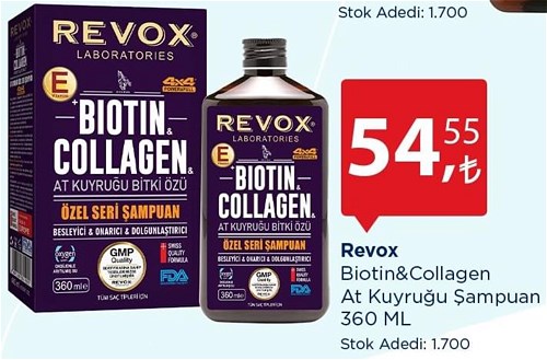Revox Biotin&Collagen At Kuyruğu Şampuan 360 ml | İndirimde Market