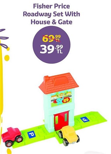 Fisher Price Roadway Set With House&Gate | İndirimde Market