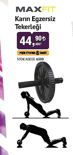 MaxFit Karın Egzersiz Tekerleği | İndirimde Market