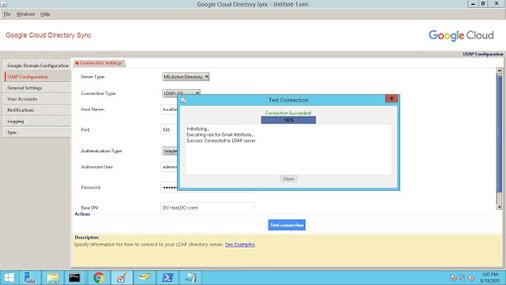 Microsoft Active Directory and G Suite Sync Using GCDS on GCP Platform