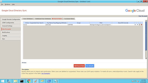Microsoft Active Directory and G Suite Sync Using GCDS on GCP Platform