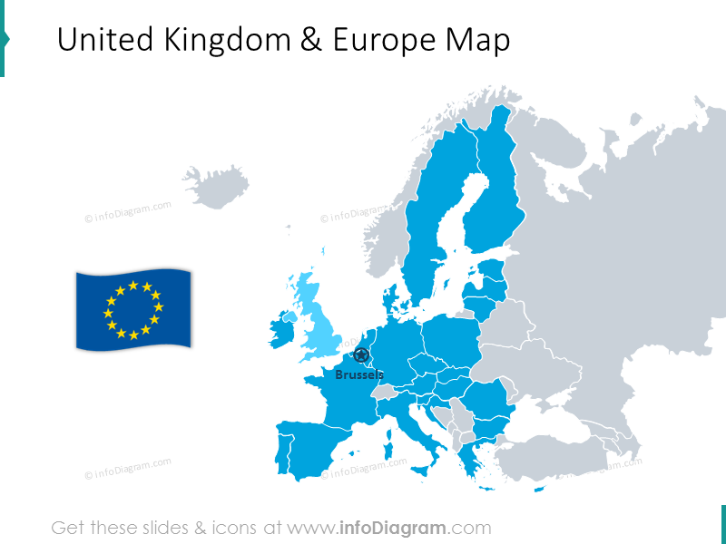 United Kingdom and Europe Map