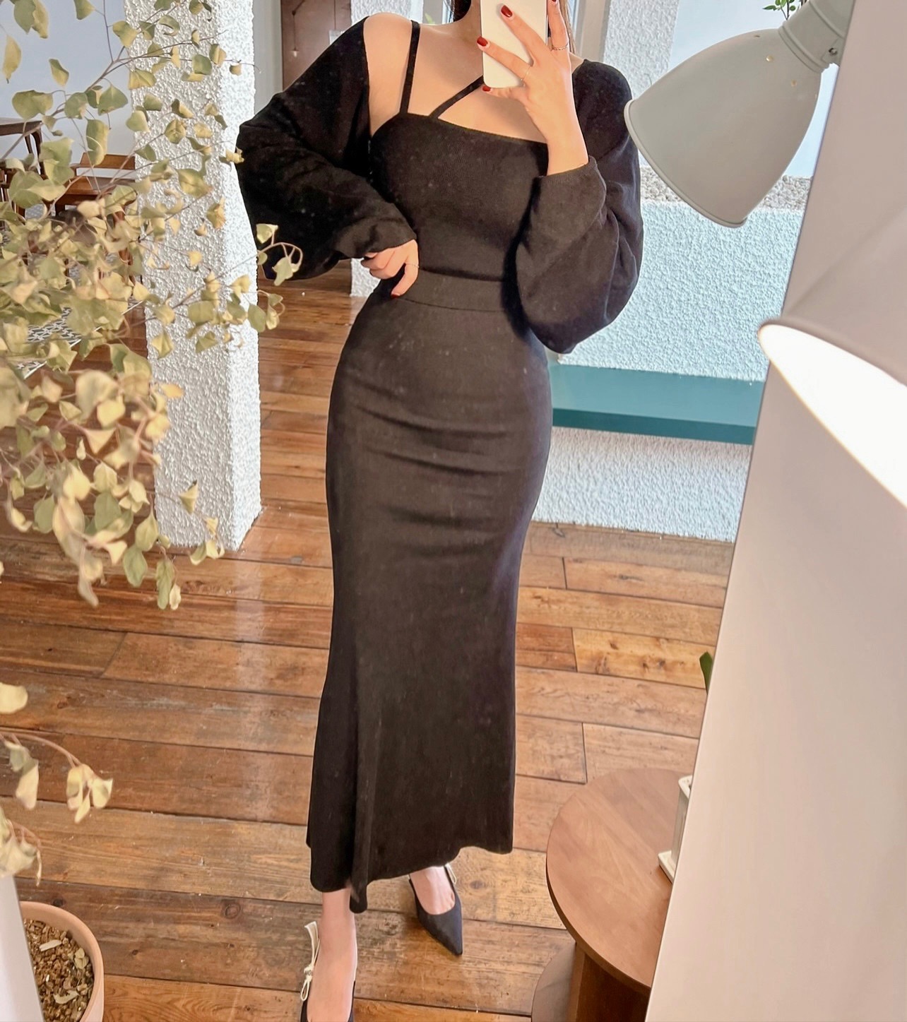 로맨스 머메이드 스커트 2color Himedress X Inpock