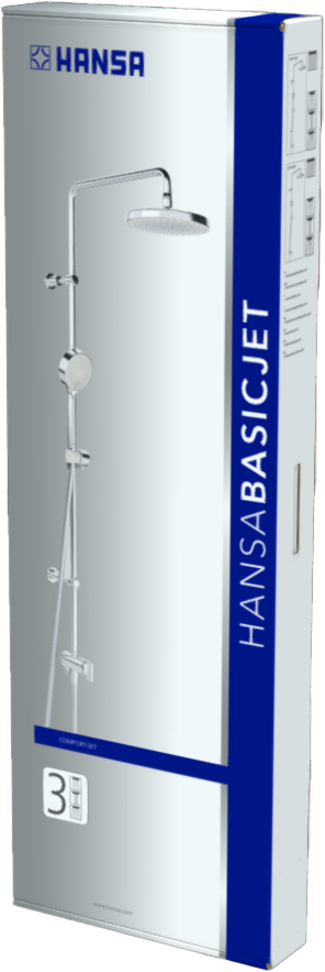 44390200 | Overhead shower set | HANSABASICJET | HANSA
