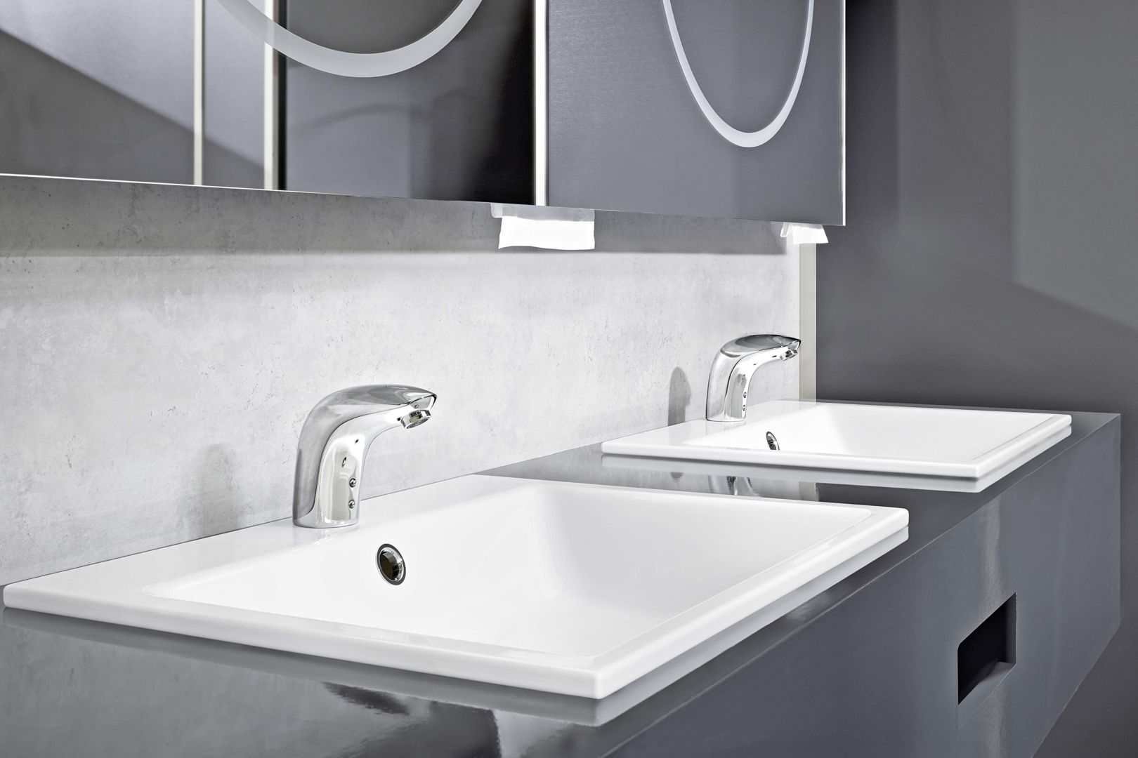 64402219 | Waschtischbatterie, 6 V, Bluetooth | HANSAELECTRA | HANSA