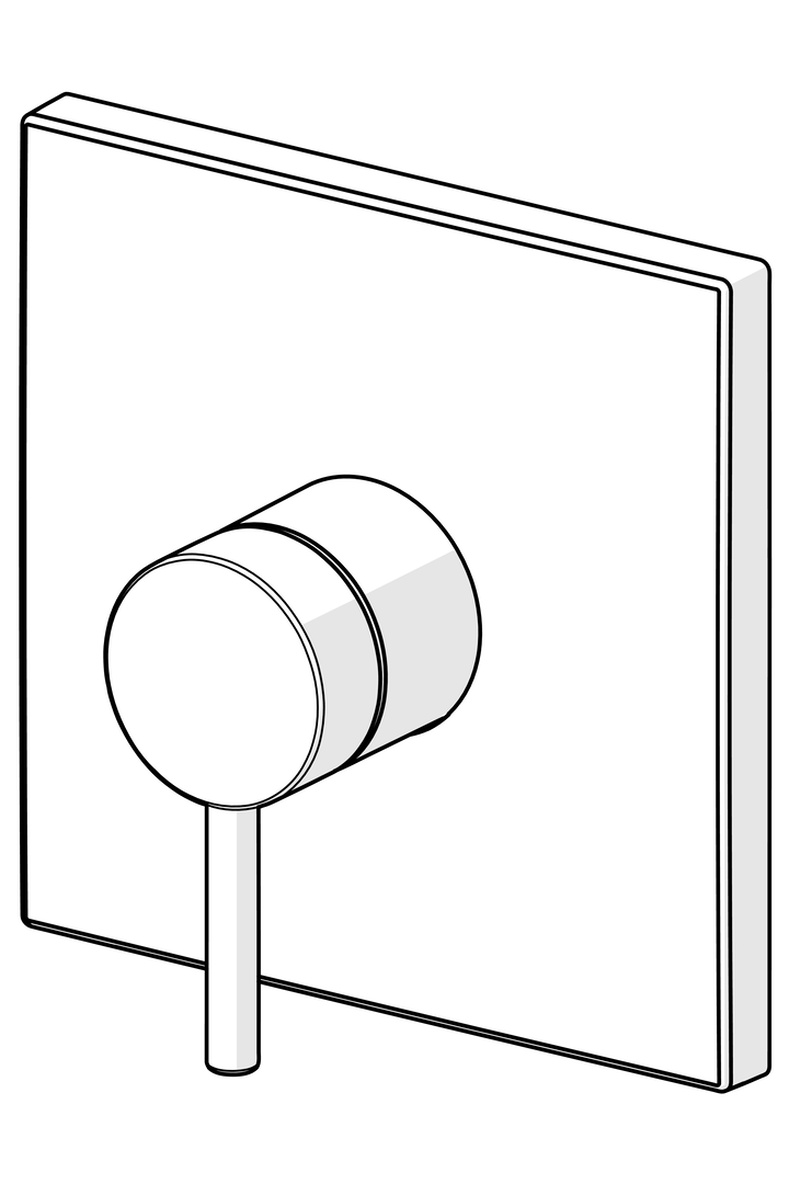 81109573 | Cover part for shower faucet | HANSADESIGNO | HANSA