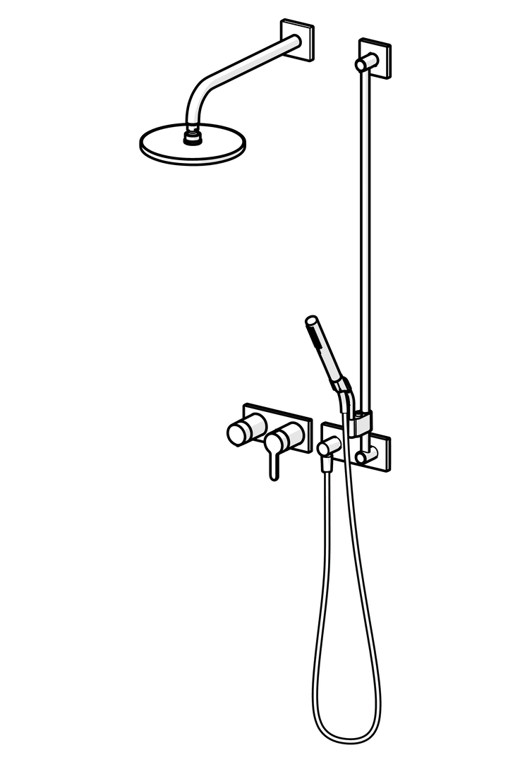 44870031 | Cover part for shower faucet | HANSADESIGNO Style | HANSA