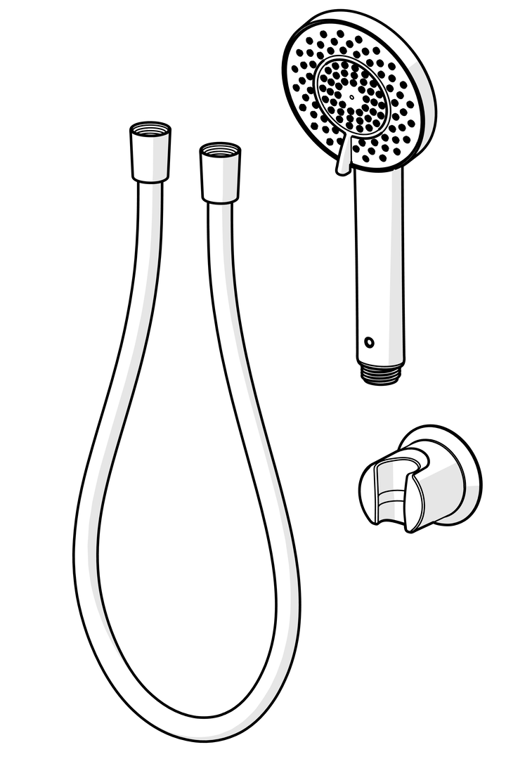 6533013333 | Hand shower set | HANSAFIT | HANSA