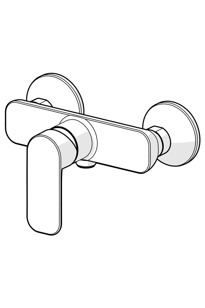 55450103 | Brausebatterie | HANSABASIC | HANSA