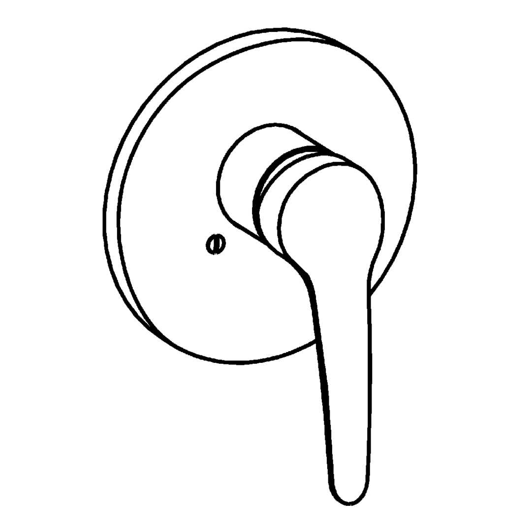 41859046 | Cover part for shower faucet | HANSAMEDICA | HANSA