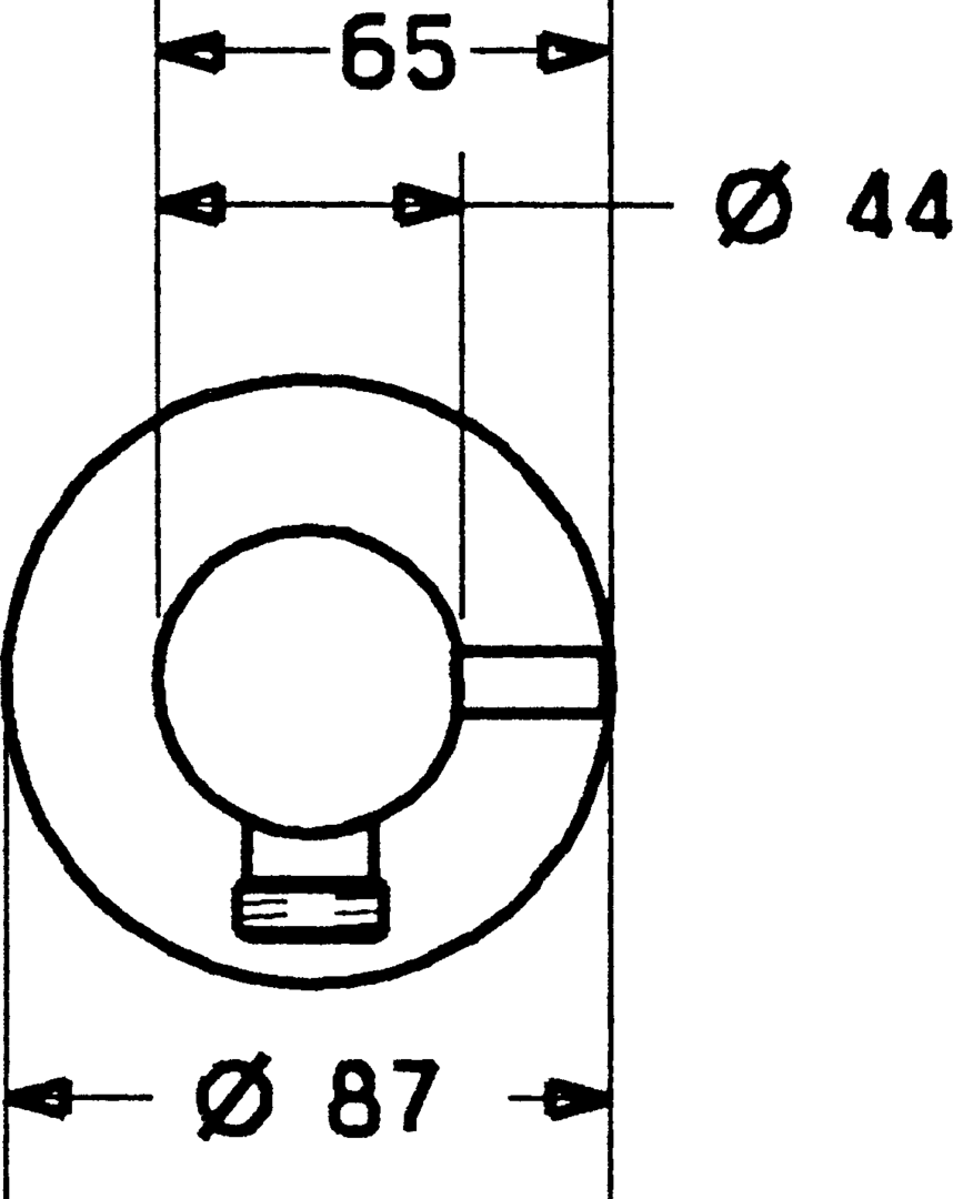 5122020274 | Wall coupling for shower hose | HANSADESIGNO | HANSA
