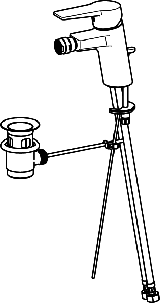 3818F | Bidet faucet | Oras Twista | Oras