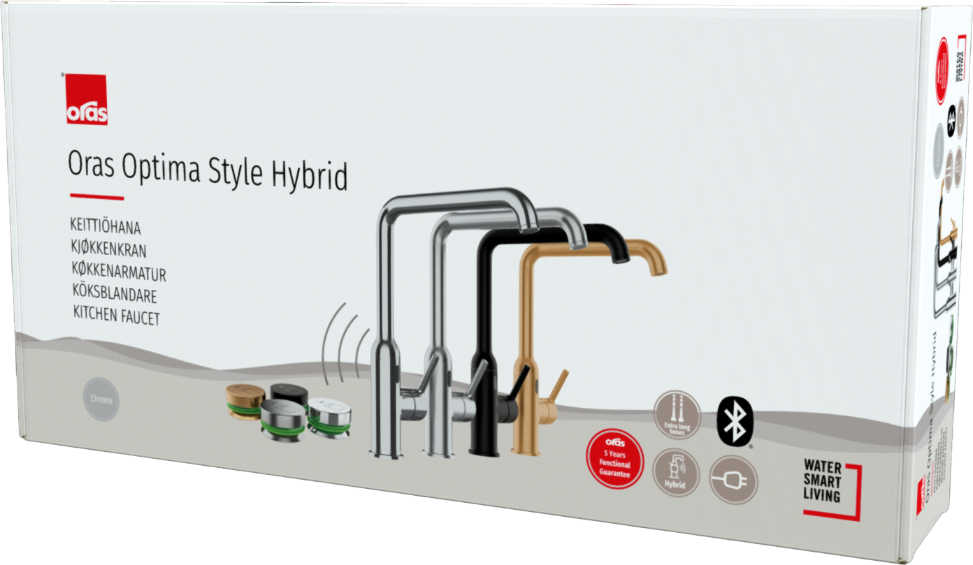 2639FHTZ | Kjøkkenkran med avstengning, 230/9 V, Bluetooth | Oras ...