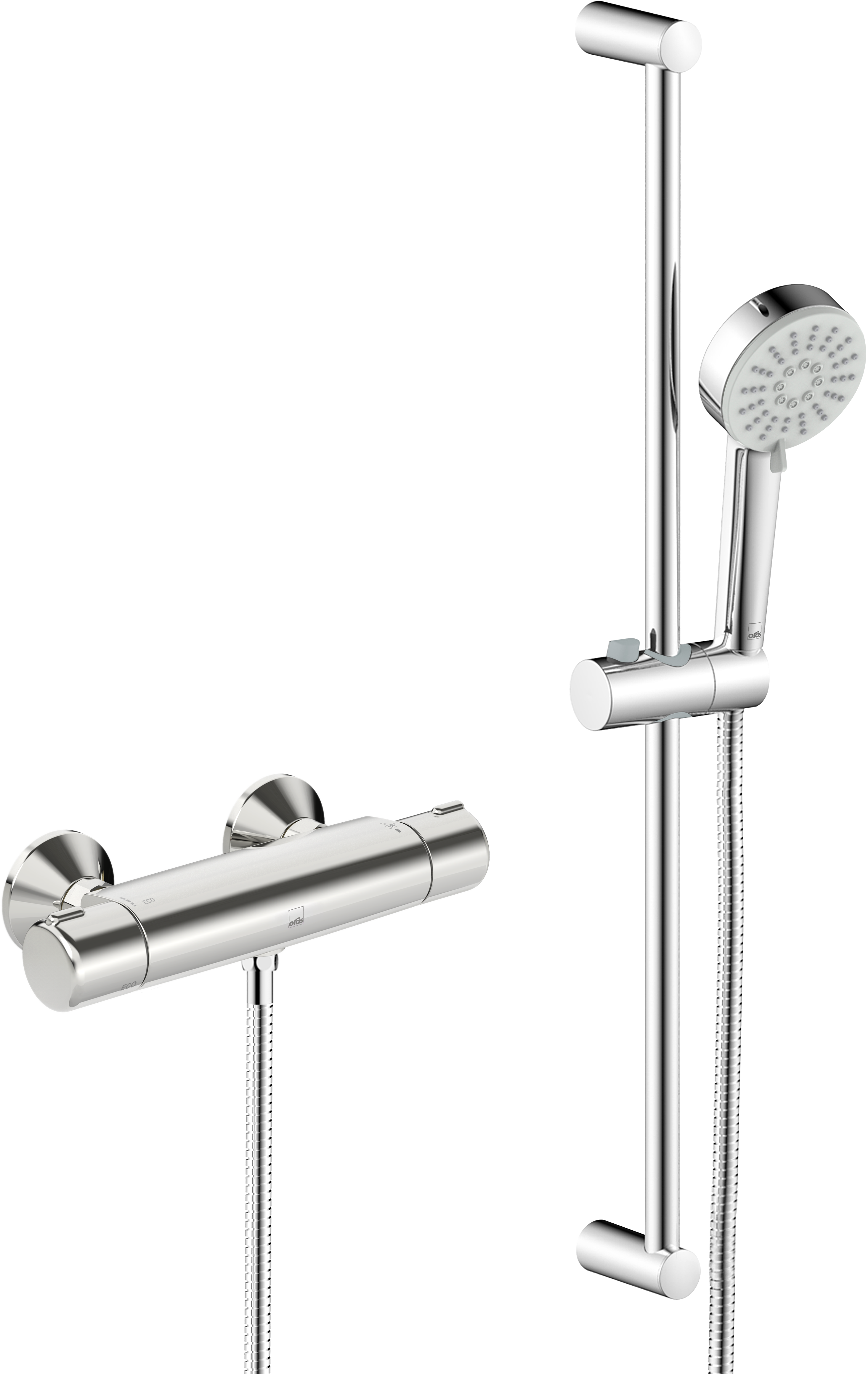 1669NU | Shower faucet with shower set | Oras Linea | Oras