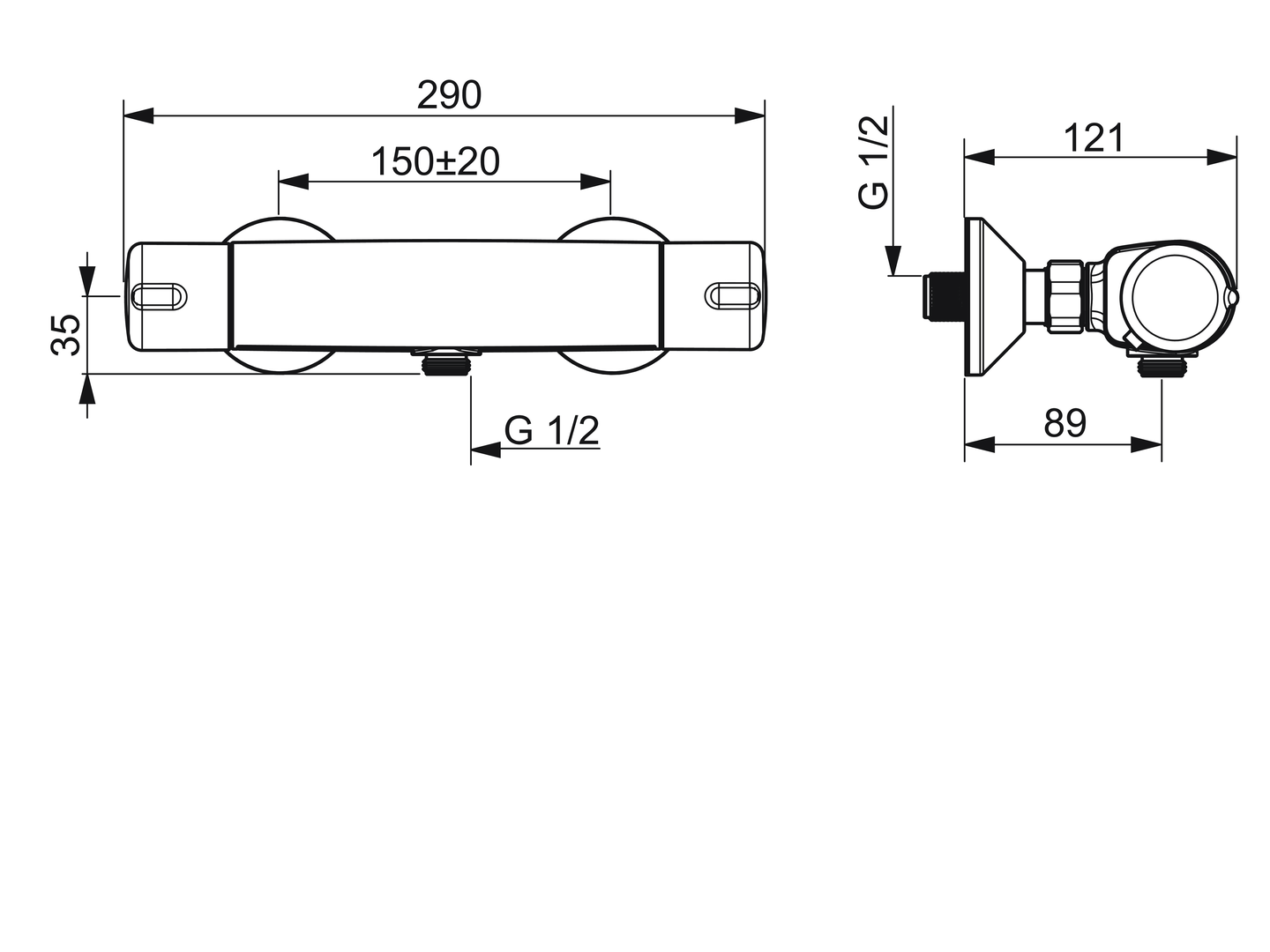 7470X | Shower faucet | Oras Nova | Oras