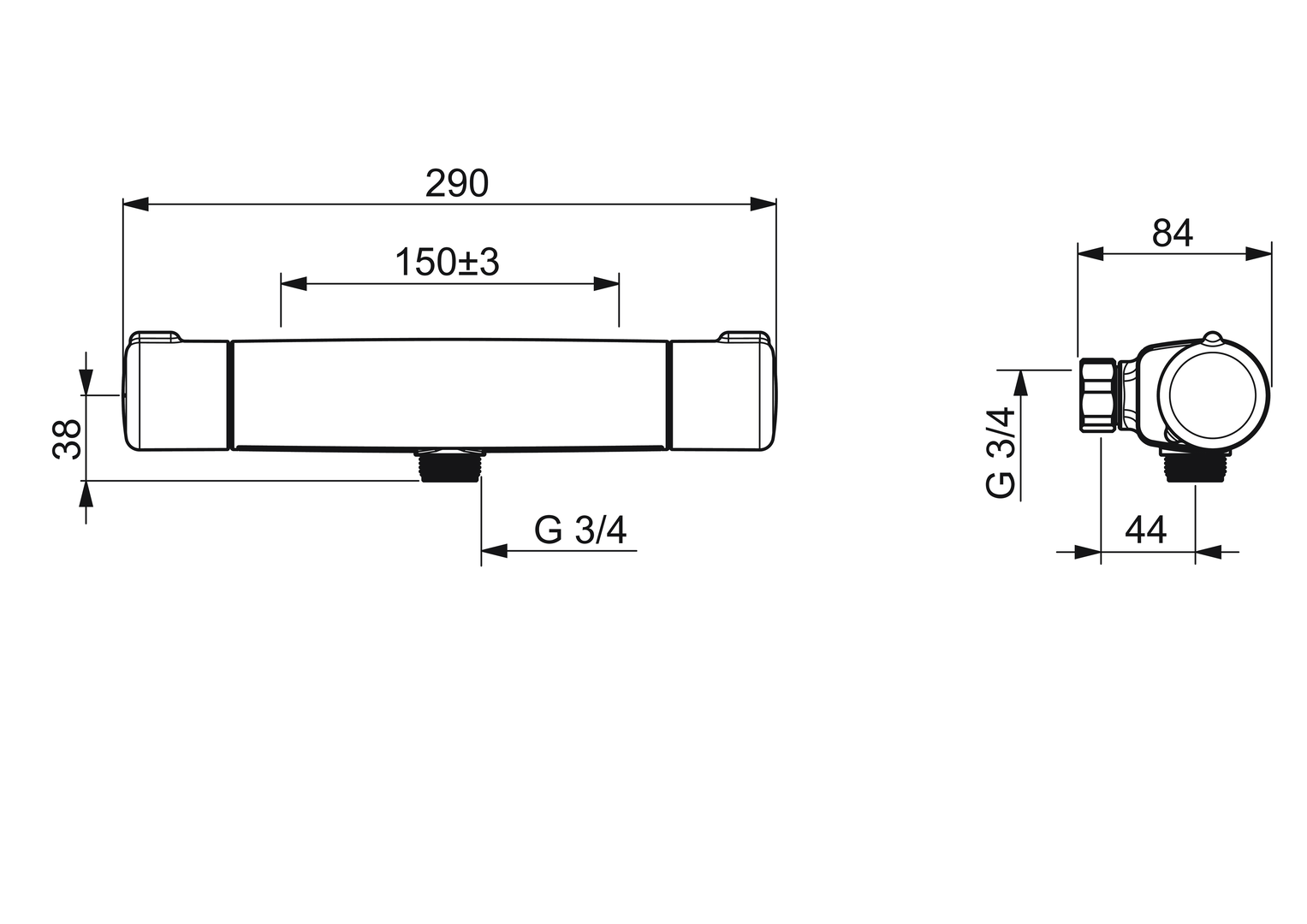 7461 | Bruserarmatur | Oras Nova | Oras