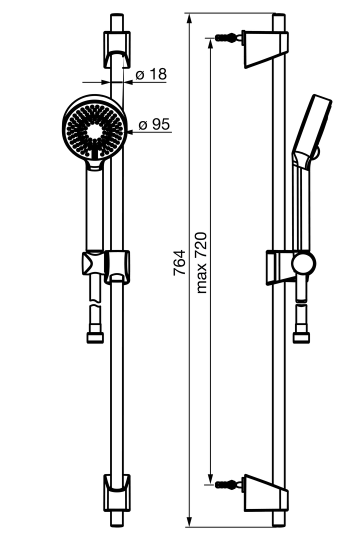 546 | Shower set | Oras Apollo | Oras