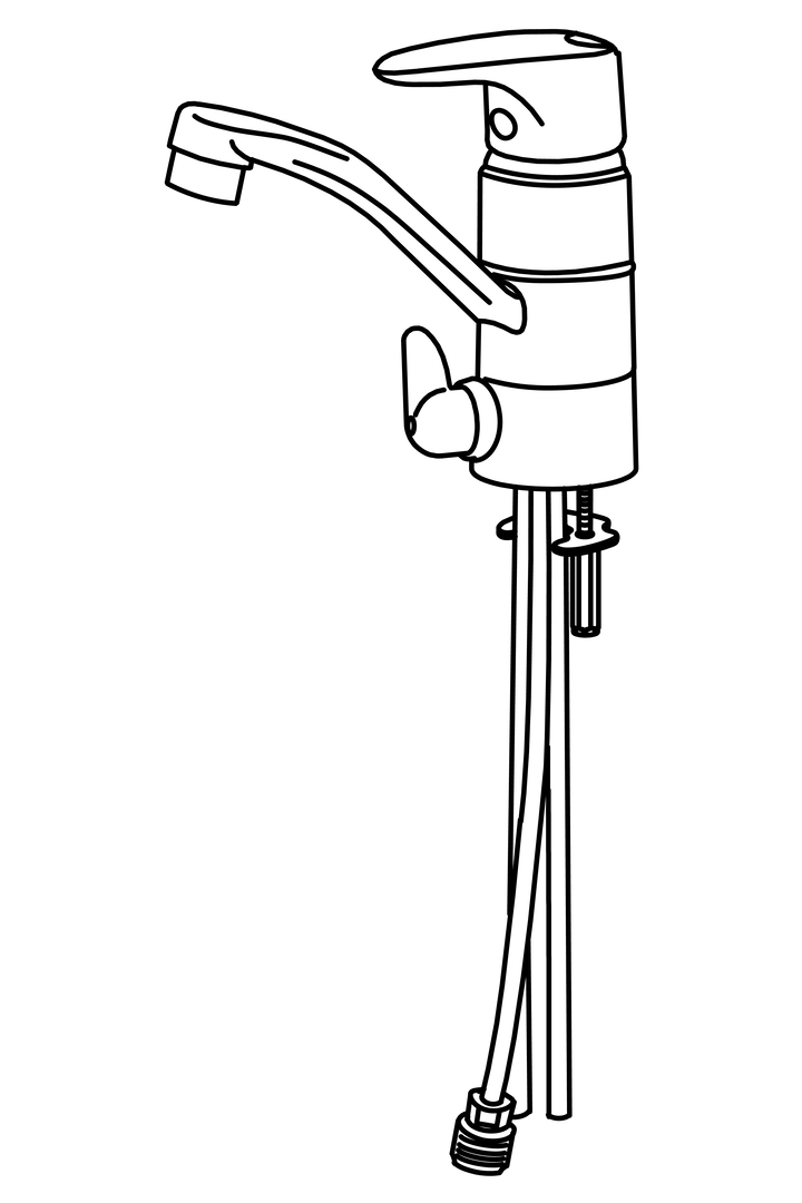 1813 | Washbasin faucet with washing machine valve | Oras Vega | Oras