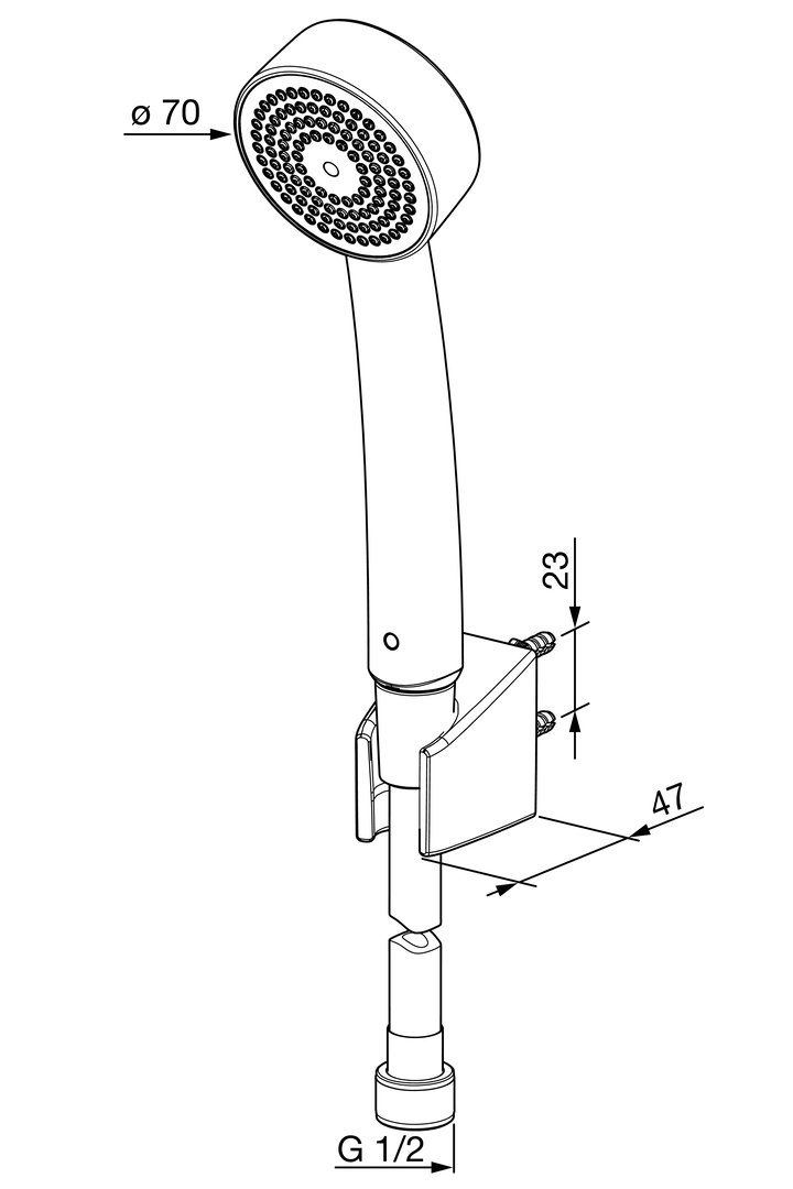 532 | Hand shower set | Oras Apollo ECO | Oras