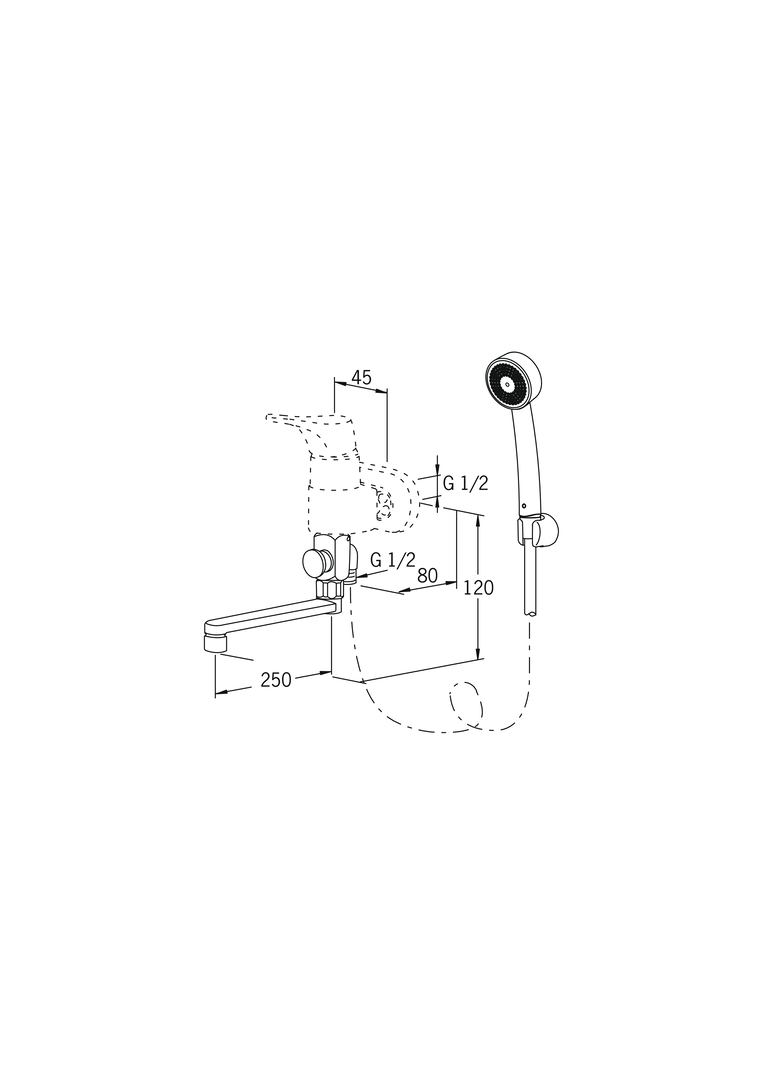 200011 | Hand shower set | Oras | Oras