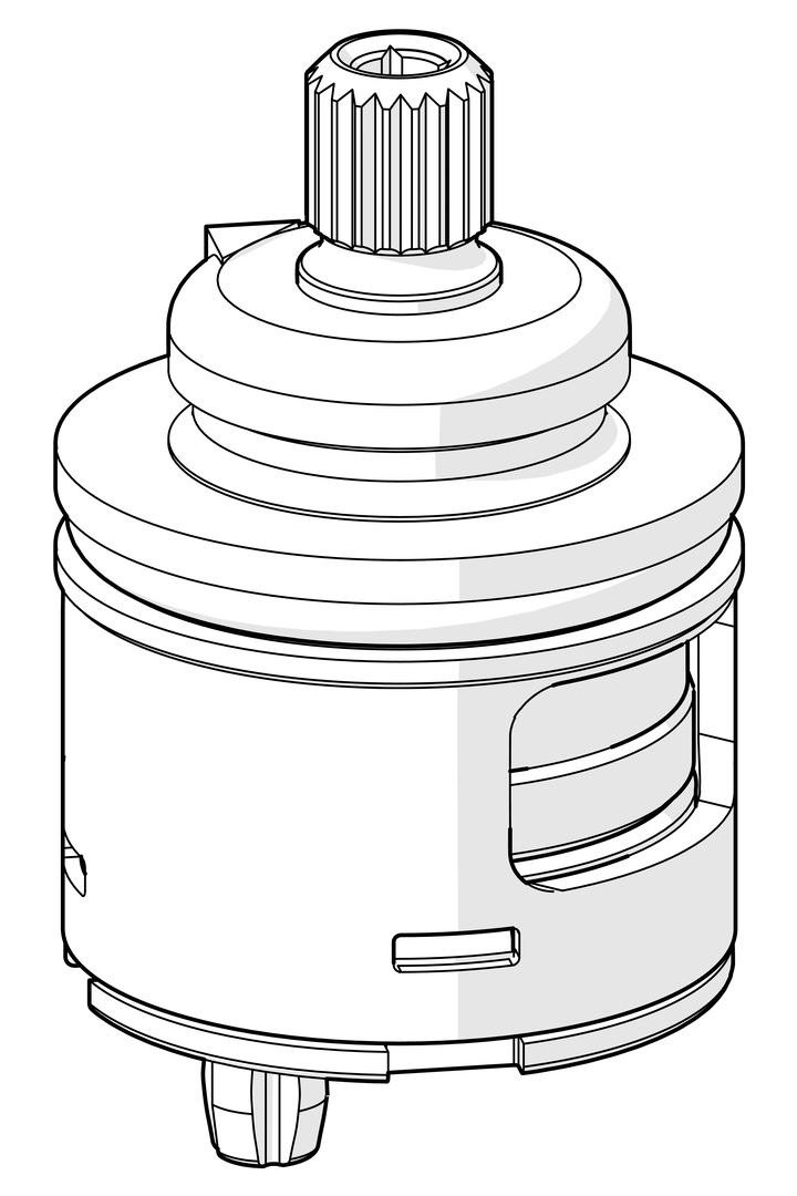 198286V | Diverter and cartridge | Oras | Oras