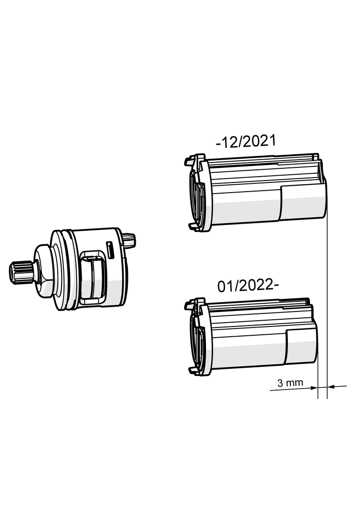 601278V | Diverter and cartridge | Oras | Oras