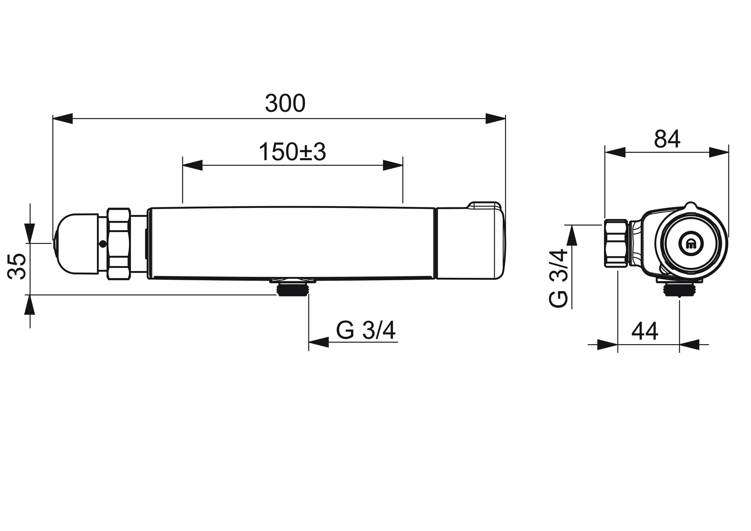 187075 | Shower faucet | Oras Nova | Oras