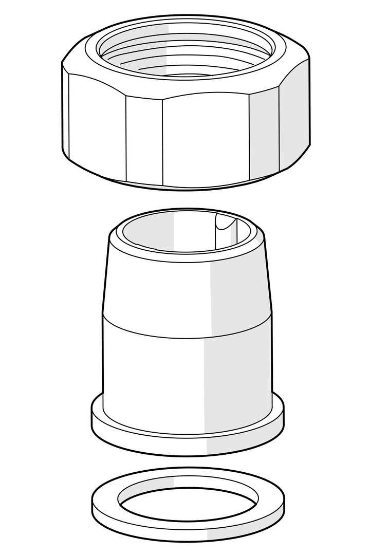 438586V | Connector, DN32 | Oras | Oras