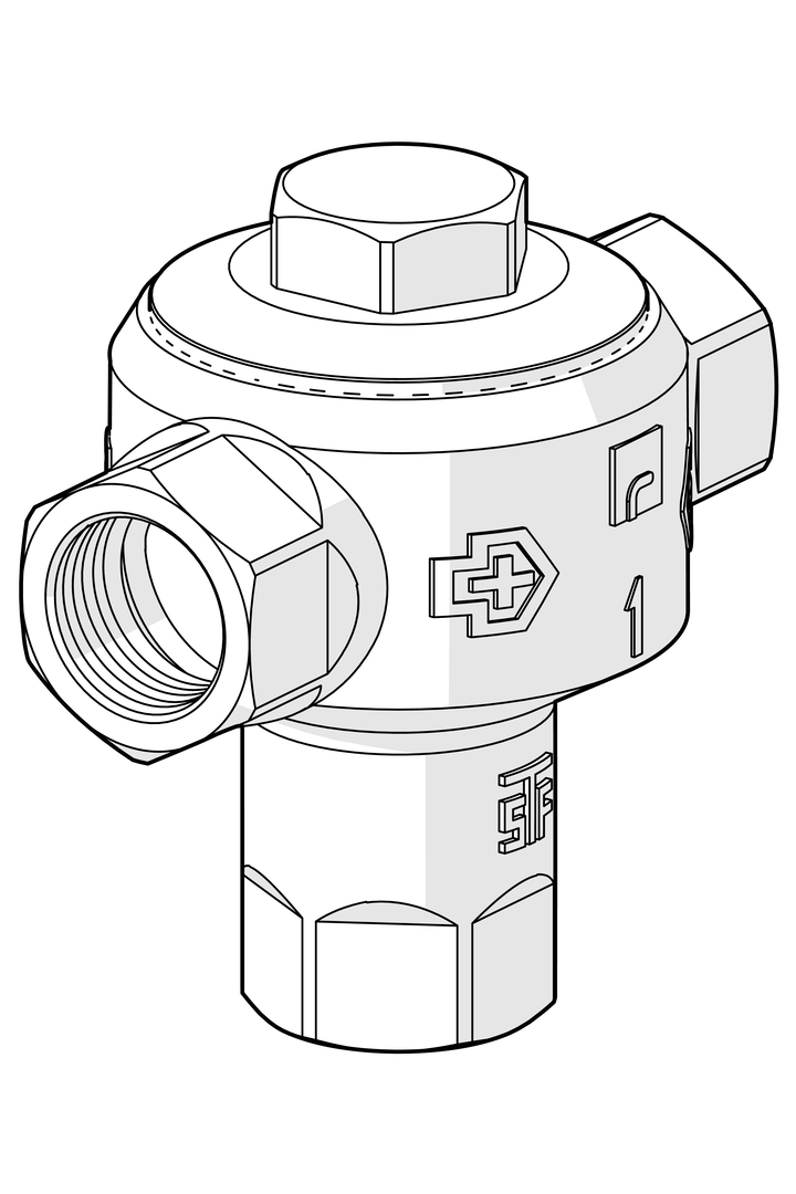 421225 | Kattilavaraajaventtiili, DN25, 73C | Oras | Oras