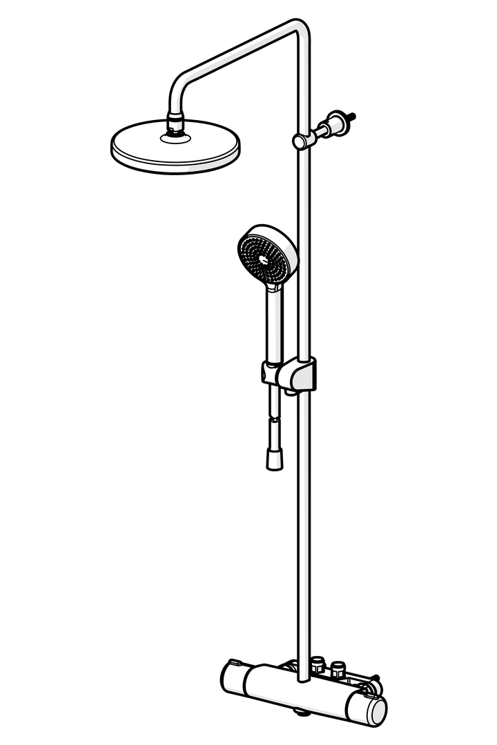 7419 | Shower system, 40cc | Oras Nova | Oras