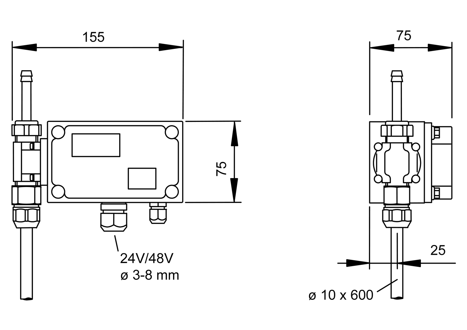 6251FZ | Control unit, 24/48 V, Bluetooth | Oras Electra | Oras