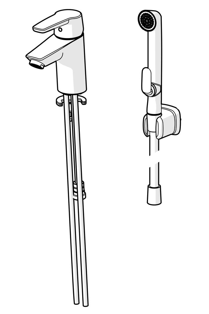 3912 | Washbasin faucet | Oras Saga | Oras