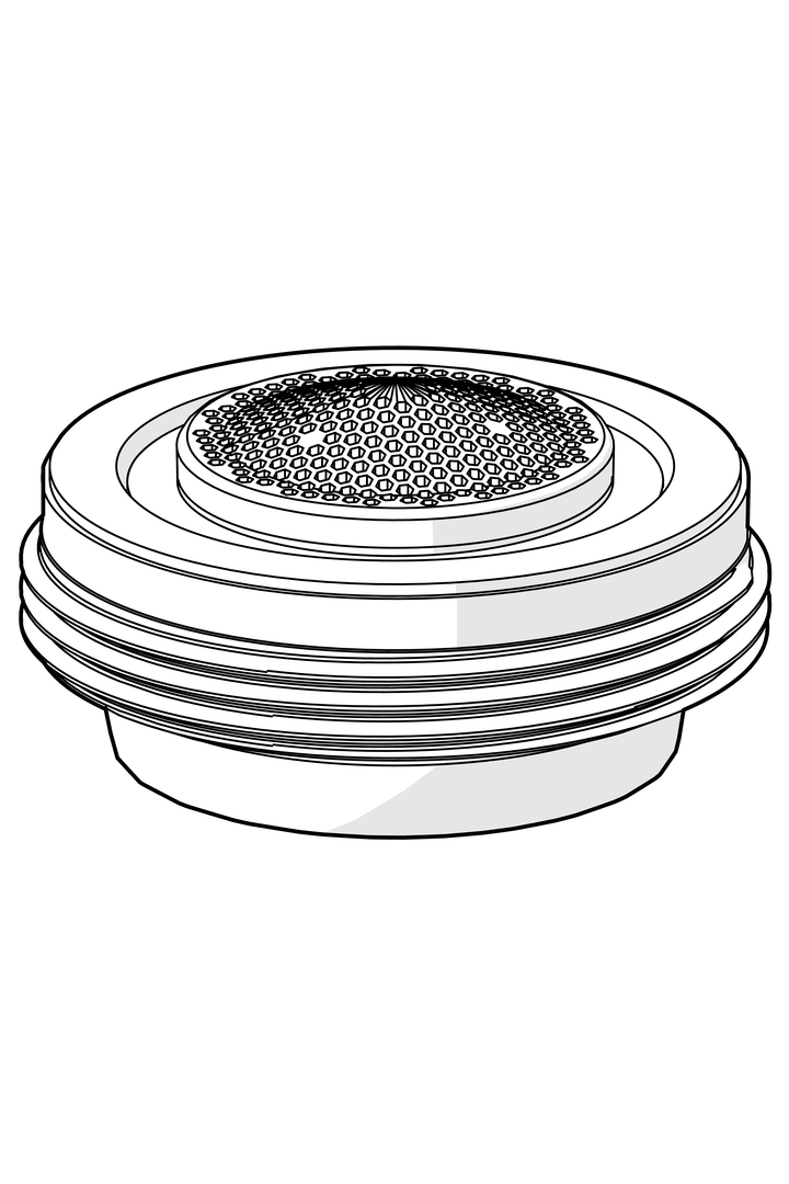 1016774V | Aerator, STD M24x1 HC PCA 8.0 l/min SSR | Oras Group | Oras