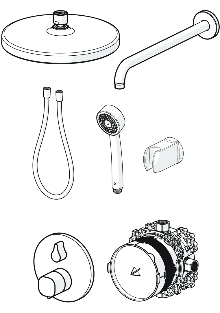 2090 | Faucet set for bathroom | Oras | Oras
