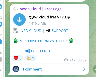 Fresh Cloud Fizzle: 1.38GB Leak Lands on Telegram | InsecureWeb